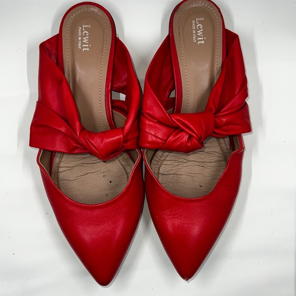 Lewit | Shoes | Lewit Italian Leather Coral Mule | Poshmark